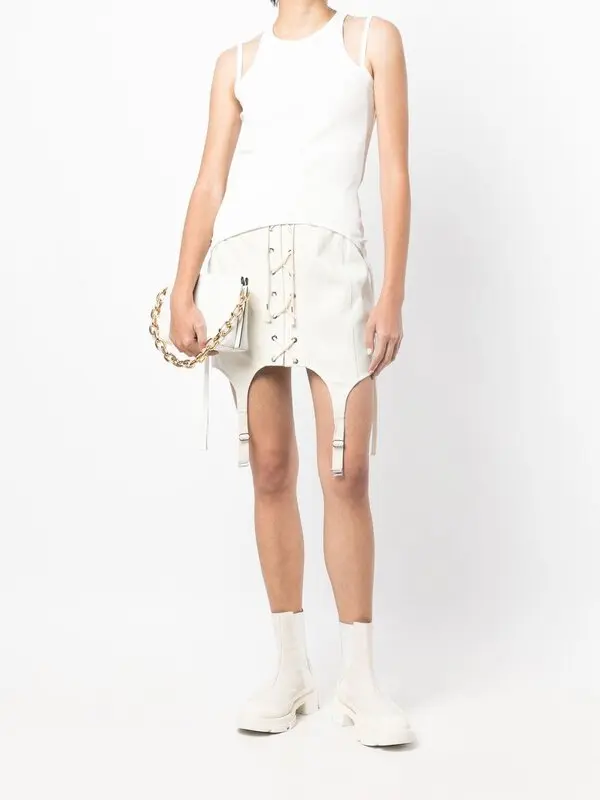 DION LEE Round Neck Tank Top