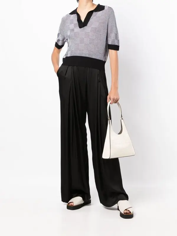 Goen.j Wide-leg Pleated Trousers