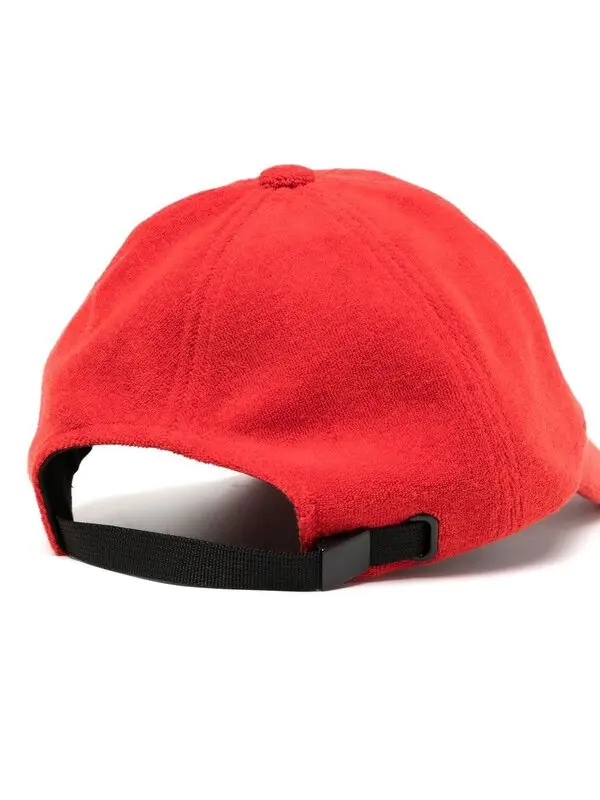 Goen.j Mademoiselle Terry-cloth Cap - Red