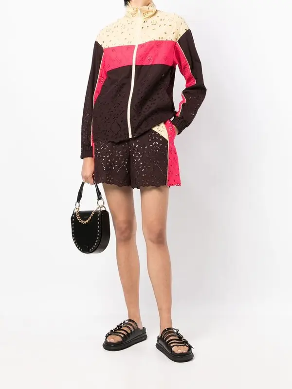 Goen.j Colour-block Track Jacket