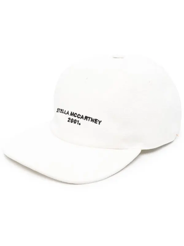 Stella McCartney Logo-embroidered Baseball Cap - White
