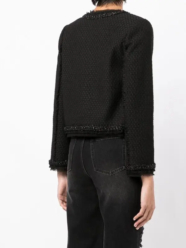 Goen.j Lace-tri Tweed Jacket