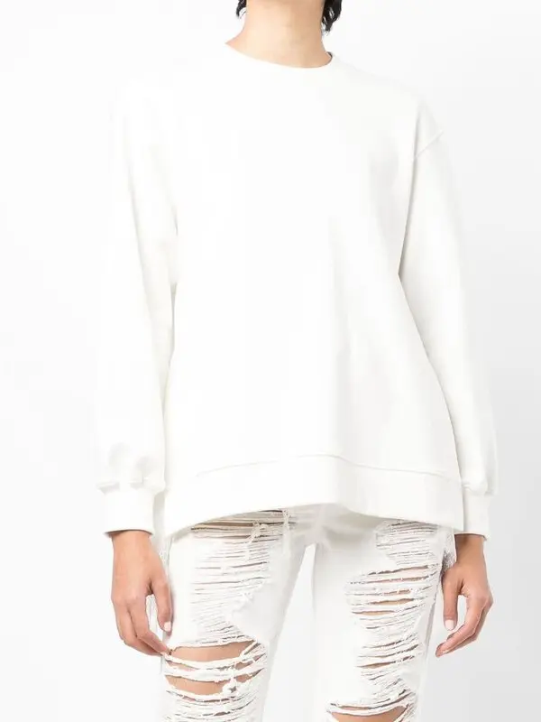 Goen.j Lace Trimmed Sweatshirt