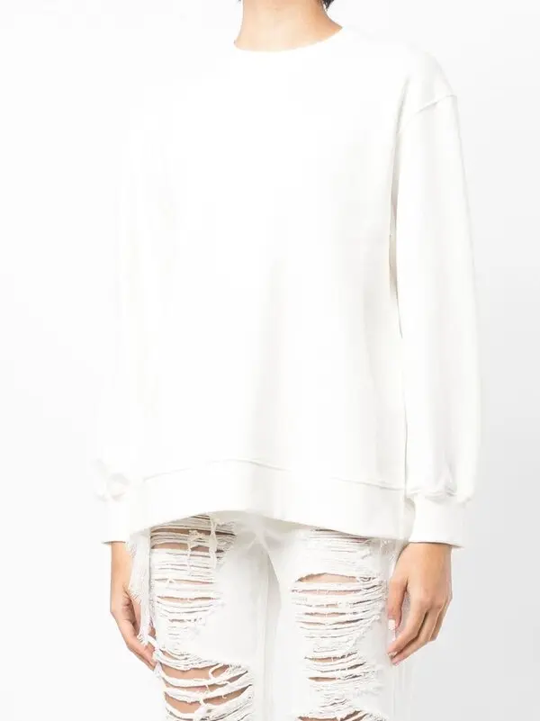 Goen.j Lace Trimmed Sweatshirt