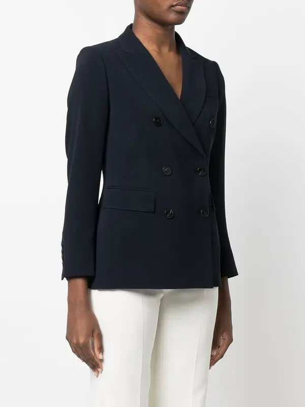 Alberto Biani Double-breasted Blazer - Blue