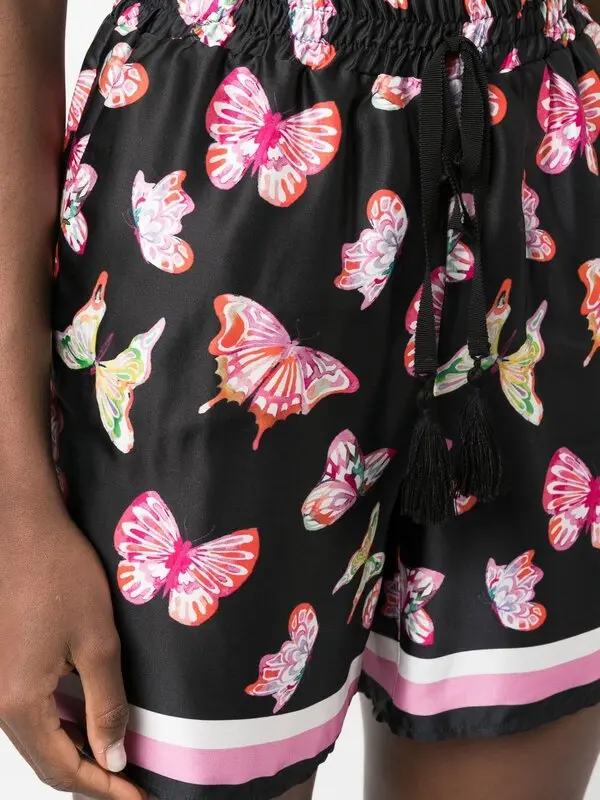 ERMANNO FIRENZE Butterfly-print Shorts
