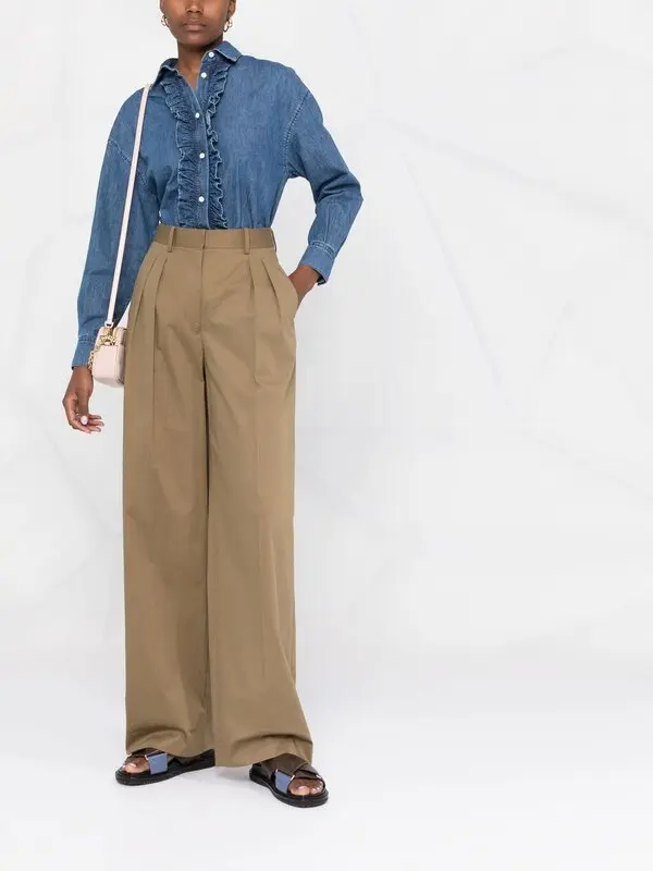 Jacob Cohen Ruffle-trim Detail Shirt