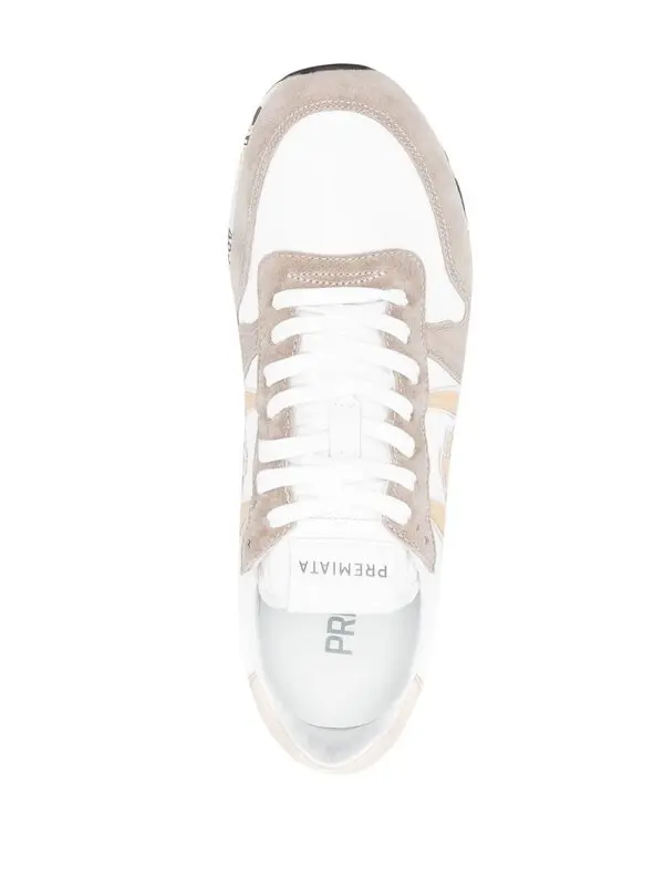 Premiata Eric Leather Low-top Sneakers - Neutrals