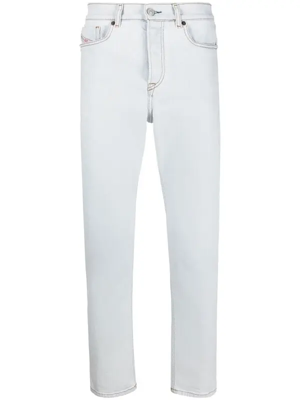 DIESEL® Straight-leg Washed Jeans