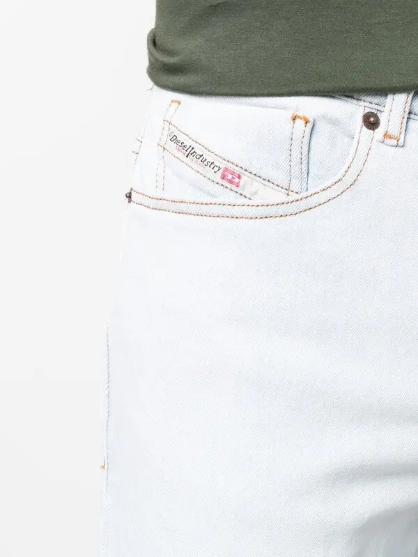 DIESEL® Straight-leg Washed Jeans