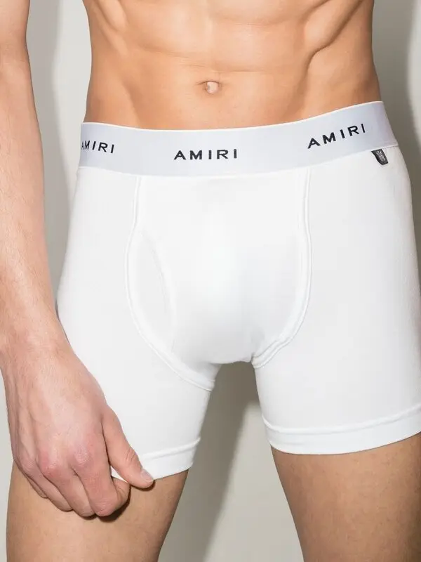 Amiri Logo-waistband Stretch-design Boxers