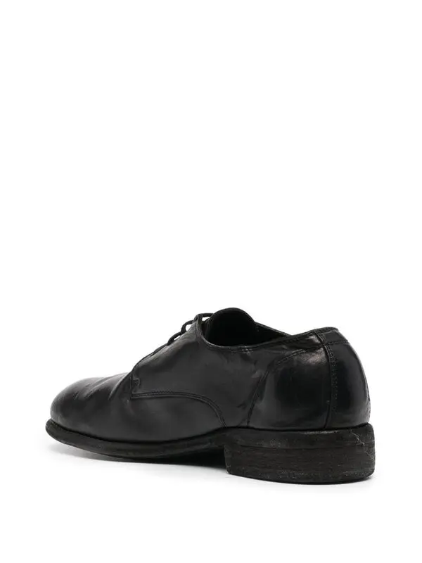 Guidi Lace-up Derby Shoes - Black