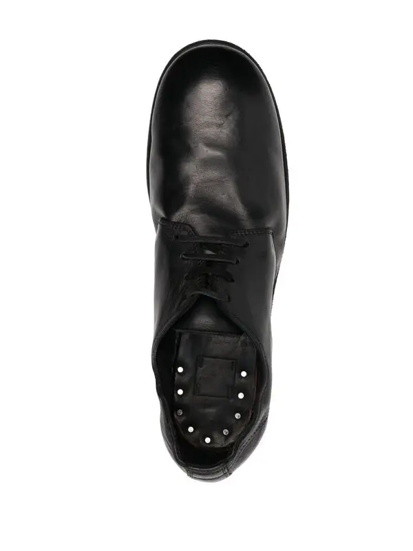 Guidi Lace-up Derby Shoes - Black