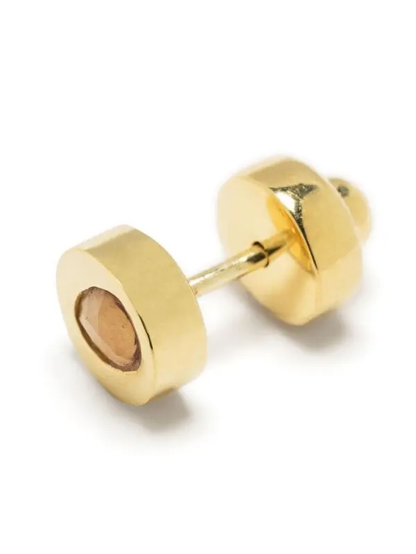 PARTS OF FOUR Sapphire-embellished Stud Earring - Gold