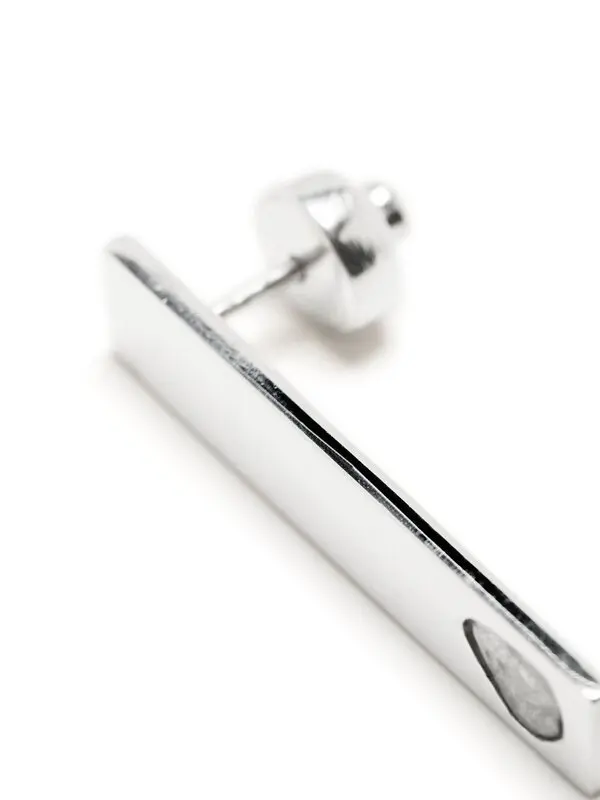 PARTS OF FOUR Diamond-detail Plate Earring