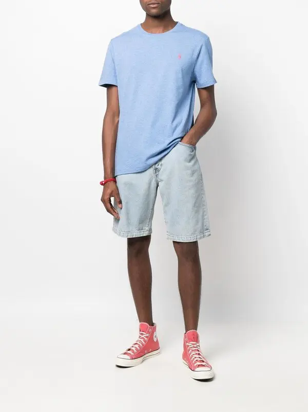 Polo Ralph Lauren Poly Pony Crew-neck T-shirt - Blue