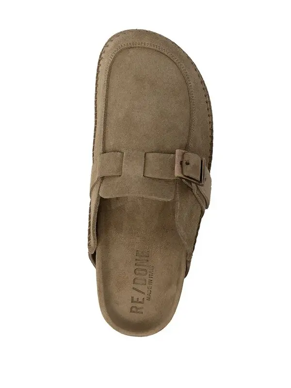 RE/DONE 70s Moc Slides - Grey