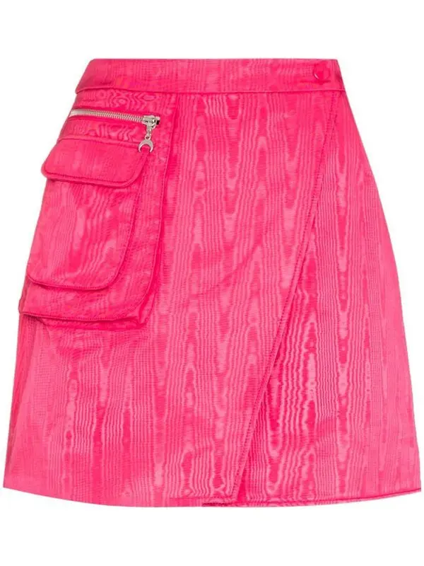 MARINE SERRE A-line Wrap Skirt