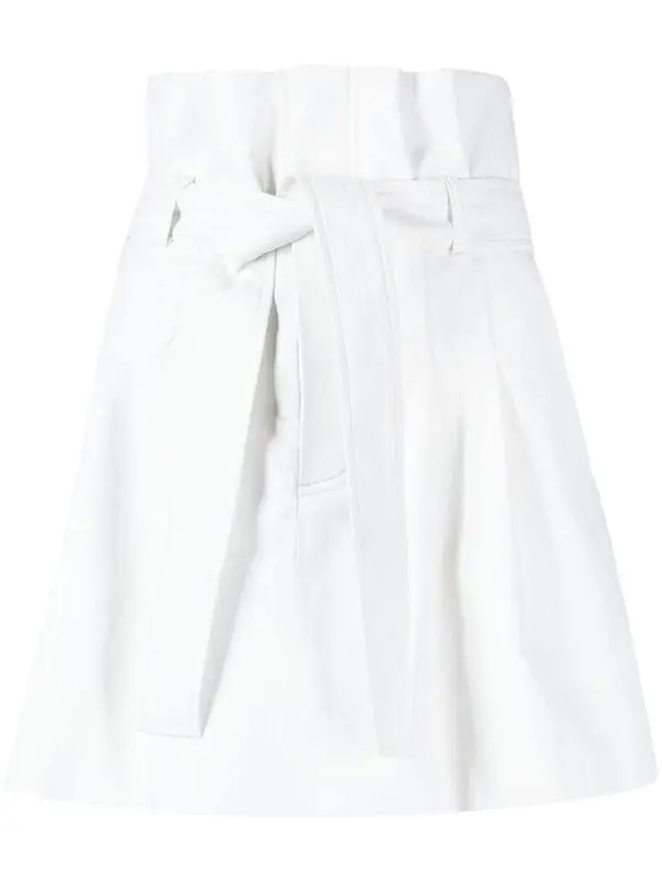 Goen.j Pleated Mini Skirt