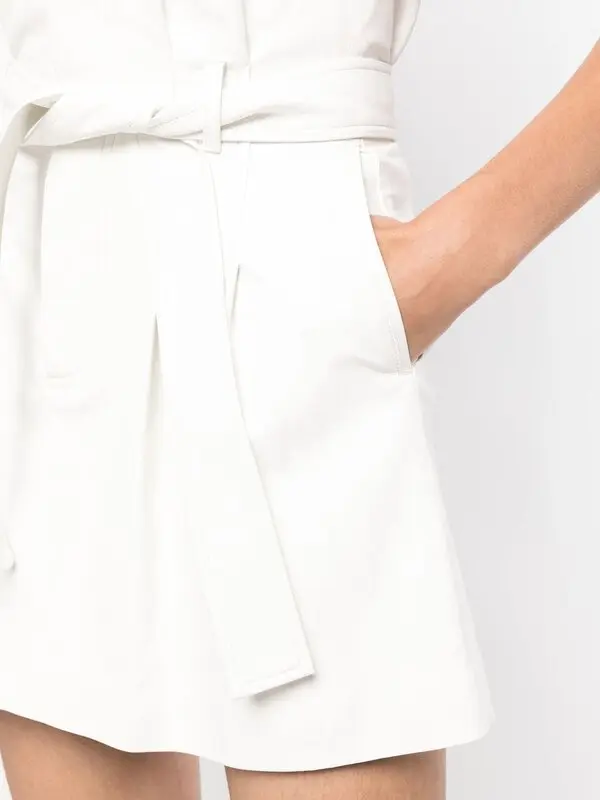 Goen.j Pleated Mini Skirt