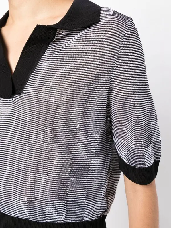 Goen.j Checkerboard-print Cropped Top