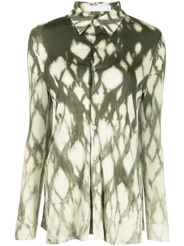 DION LEE Shibori Miter Placket Shirt