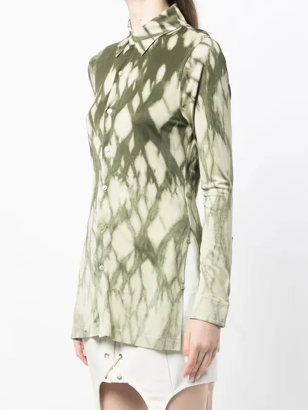 DION LEE Shibori Miter Placket Shirt