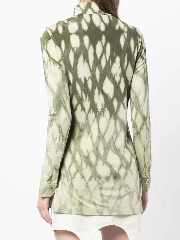 DION LEE Shibori Miter Placket Shirt
