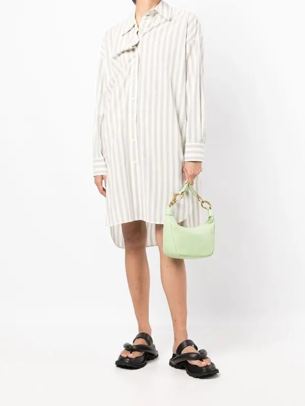 Goen.j Oversized Striped Shirt Dress