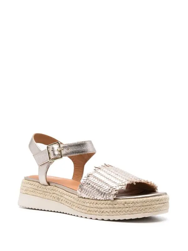 Geox Eolie Woven Jute Sandals