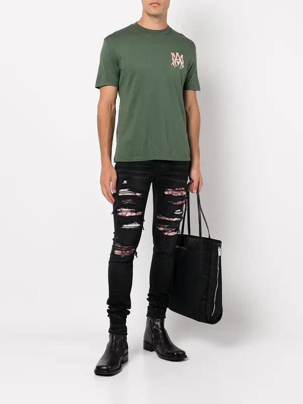 Amiri Ripped Skinny Jeans