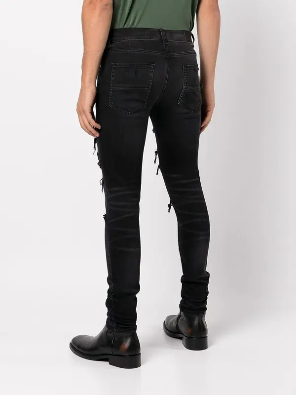 Amiri Ripped Skinny Jeans