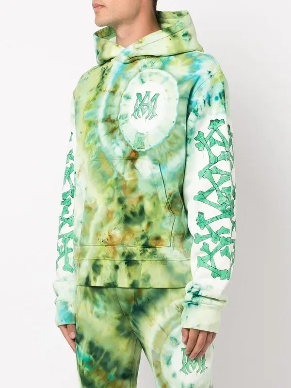Amiri Tie-dye Logo-print Hoodie