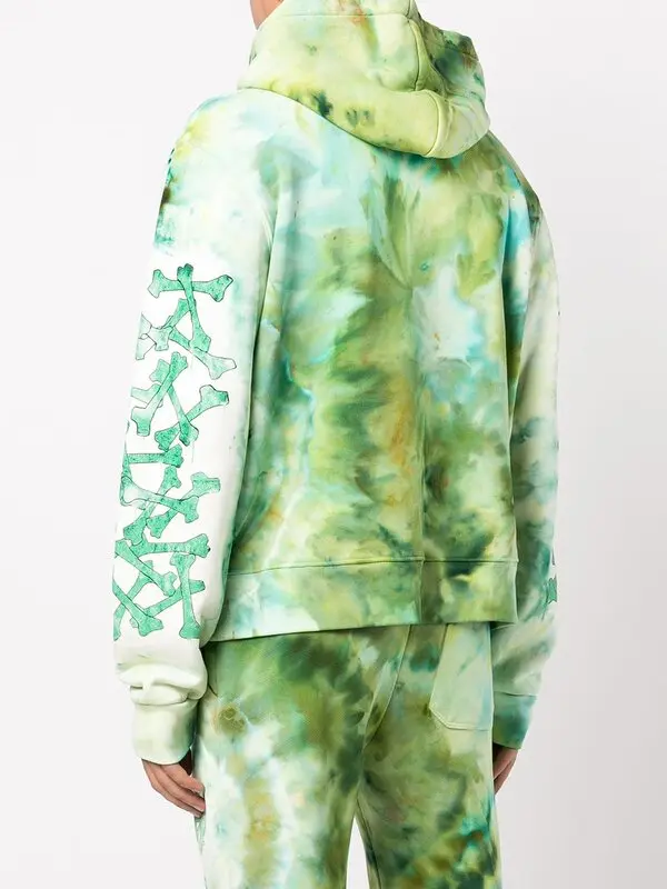 Amiri Tie-dye Logo-print Hoodie