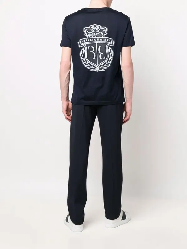 BILLIONAIRE Embroidered-logo T-shirt