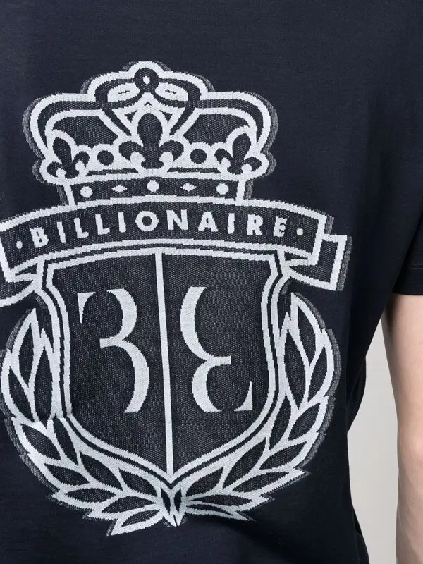 BILLIONAIRE Embroidered-logo T-shirt