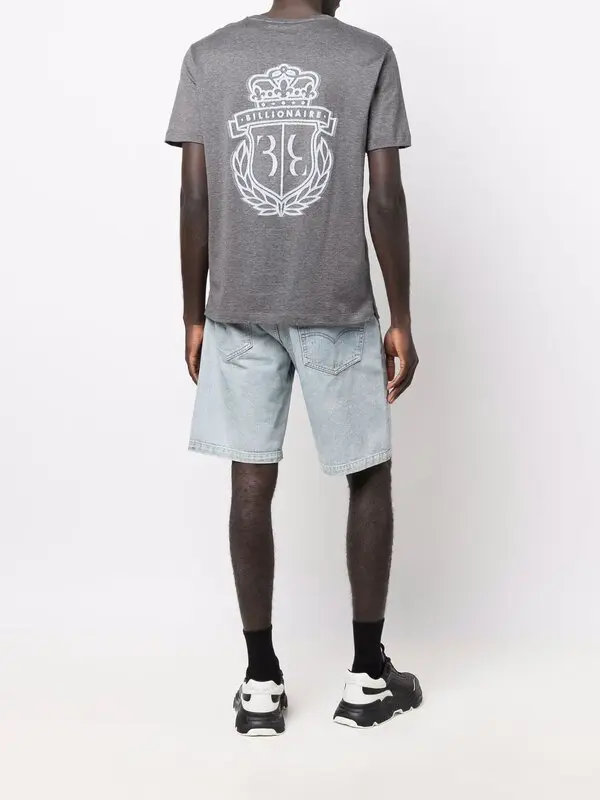 BILLIONAIRE Embroidered-logo T-shirt