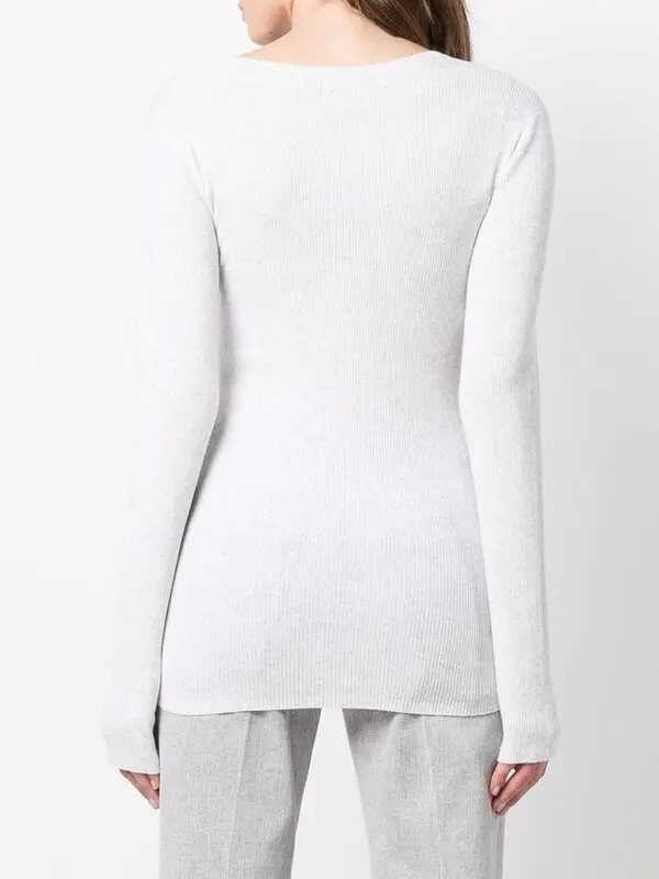 Brunello Cucinelli Cashmere-blend Sweatshirt With Chain-link Trim