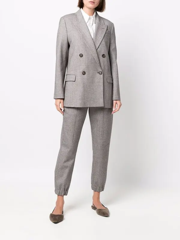 Brunello Cucinelli Tapered-leg Suit Trousers