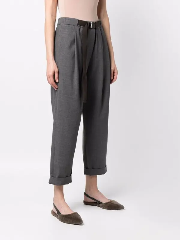 Brunello Cucinelli Cropped Straight-leg Trousers