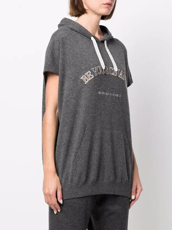 Brunello Cucinelli Slogan-print Hoodie