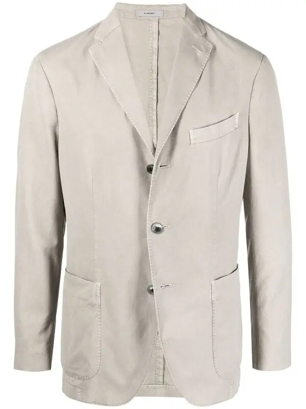 Boglioli Fitted Single-breasted Blazer