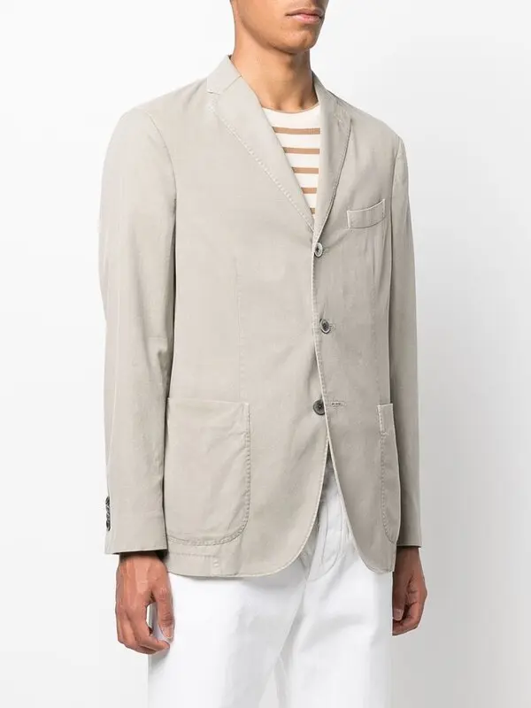 Boglioli Fitted Single-breasted Blazer