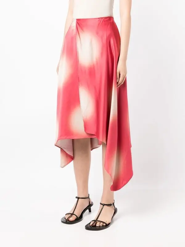 Shanghai Tang X Yuni Ahn Asymmetric Midi Skirt