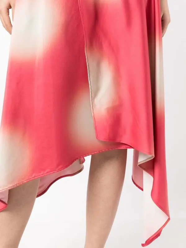 Shanghai Tang X Yuni Ahn Asymmetric Midi Skirt