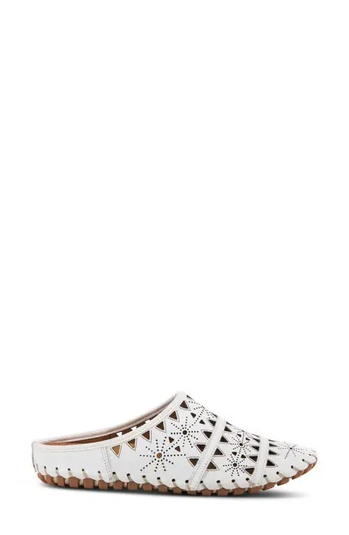 SPRING STEP SHOES Fusalide Mule - White