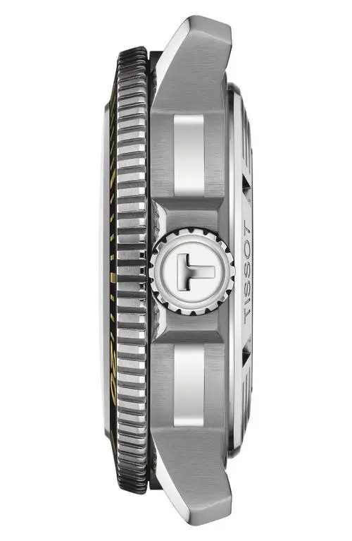 TISSOT Seastar 2000 Professional Powermatic 80 Rubber Strap Watch - Grey Gradient