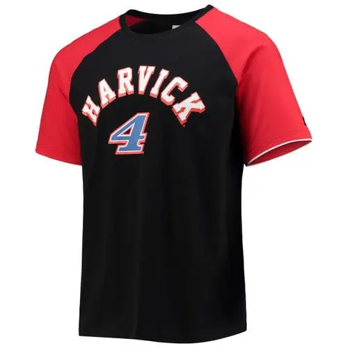 STARTER Red Kevin Harvick The Catcher Raglan T-shirt