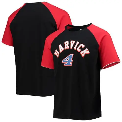 STARTER Red Kevin Harvick The Catcher Raglan T-shirt