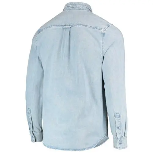 THE WILD COLLECTIVE Lafc Denim Button-down Long Sleeve Shirt